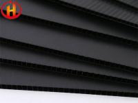 China SGS Certified Black Corrugated Plastic Board Wear Resistant Correx for sale
