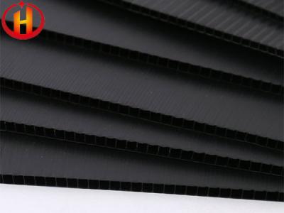 China SGS Certified Black Corrugated Plastic Board Wear Resistant Correx for sale