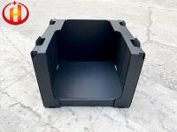 China Custom Foldable PP Corrugated Plastic Box Flat Surface for sale