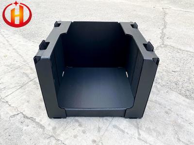 China Custom Foldable PP Corrugated Plastic Box Flat Surface for sale