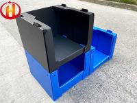 China Reusable Foldable Corrugated Plastic Box For Packaging Auto Parts for sale