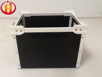 China Waterproof Foldable Plastic Corrugated Box With Frames Reusable for sale