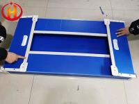 China Foldable Smooth Surface Plastic Corrugated Box With Frame for sale