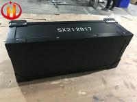 China Printable Corrugated Plastic Storage Boxes Custom Black Anti Static for sale