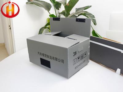 China Collapsible Custom Corrugated Plastic Boxes Impact Resistant for sale