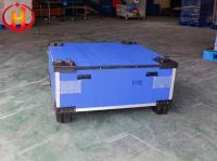 China Custom Reusable Corrugated Plastic Shipping Boxes Flat Surface for sale