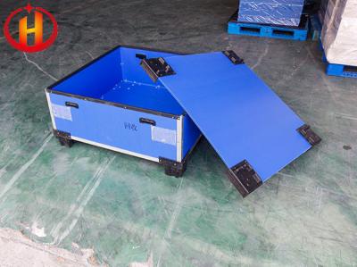 China Custom Reusable Corrugated Plastic Shipping Boxes Flat Surface for sale