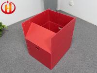 China Eco Friendly Corrugated Plastic Packaging Boxes Red Non Toxic for sale