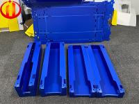 China Flat Surface Plastic Corrugated Totes Waterproof Lightweight for sale