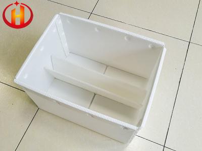China Waterproof 4mm Corrugated Plastic Storage Boxes Foldable for sale
