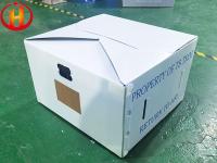 China Good Hardness Corrugated Plastic Box With Dividers Reusable for sale