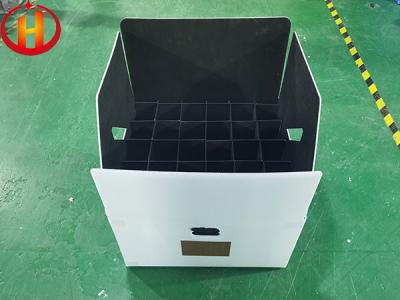 China Good Hardness Corrugated Plastic Box With Dividers Reusable for sale