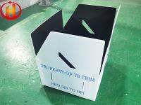 China Good Hardness Corrugated Plastic Box With Dividers Reusable for sale
