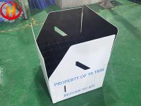 China Good Hardness Corrugated Plastic Box With Dividers Reusable for sale