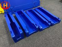 China Stackable Custom Corrugated Plastic Bins For Warehouse for sale