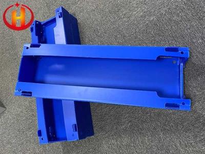 China Blue Waterproof Corrugated Plastic Bins For Storage Customizable for sale
