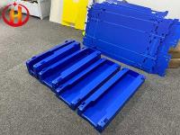 China Blue Waterproof Corrugated Plastic Bins For Storage Customizable for sale