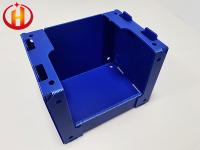 China Stackable Blue Corrugated Plastic Picking Bins Environmental PP for sale