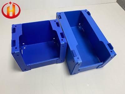 China Stackable Blue Corrugated Plastic Picking Bins Environmental PP for sale
