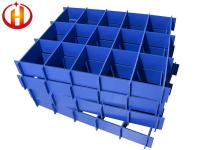 China SGS Certified Blue Corrugated Plastic Dividers Product Protection for sale