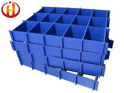 China SGS Certified Blue Corrugated Plastic Dividers Product Protection for sale