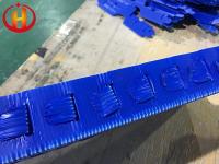China Recyclable Blue Corrugated Plastic Separator Flat Surface for sale