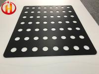 China Anti Fire Black Corrugated Plastic Layer Pads With Holes for sale
