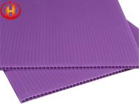 China Purple Recyclable 4x8 Coroplast Sheets Strong And Durable for sale
