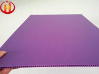 China Purple Recyclable 4x8 Coroplast Sheets Strong And Durable for sale