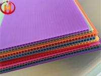 China Purple Recyclable 4x8 Coroplast Sheets Strong And Durable for sale
