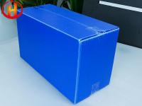 China Recyclable Blue Corrugated Plastic Shipping Boxes 400GSM - 1200GSM for sale