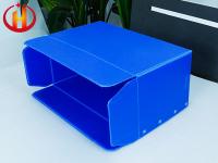 China Recyclable Blue Corrugated Plastic Shipping Boxes 400GSM - 1200GSM for sale
