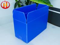 China Recyclable Blue Corrugated Plastic Shipping Boxes 400GSM - 1200GSM for sale