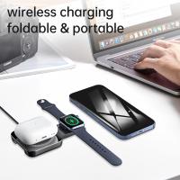 China Lightweight Iphone 15 Pro Max Charger Convenient 3 In 1 Charging Station for sale
