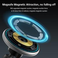 China Metal Magnetic Iphone Car Charger Customizable Iphone Magsafe Car Mount for sale