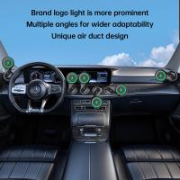 China Ultra Thin Iphone Car Charger QI2 Running Light Effect Magsafe Car Mount for sale