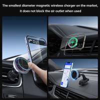 China Adjustable Iphone Magsafe Charger RGB Light Effect Aluminium Alloy for sale