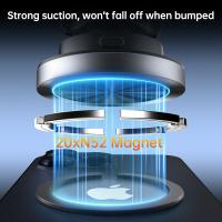 China Adjustable Magnetic Car Mount RGB Light Effect Magnetic Cell Phone Holder for sale