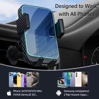 China Aluminum Alloy Double Coil Magsafe Phone Mount Automatic Identification for sale