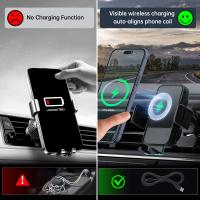 China Automatic Calibration Wireless Car Phone Holder 15w Fast Charging And Heat Dissipation for sale