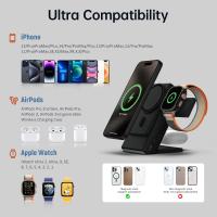 China Multiple Light Wireless Charging Stand With Power Bank For Business Needs for sale