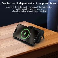 China Travel Portable Wireless Charger Station Power Bank 3 In 1 Wireless Charger for sale
