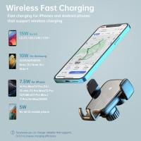 China Automatic Alignment Memory Car Phone Holder Fast Charging 2.5D Glass for sale