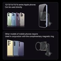 China Iphone Wireless Charger QI2 Ultra-Thin Design Pickup Lamp Metal Super Strong Magnetic Suction 360-Degree Rotation Fast Charging for sale