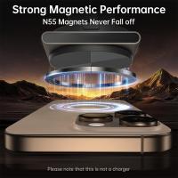 China Metal Iphone Car Charger 9-Color RGB Light Effect Wireless Car Mounted One-Hand Operation Fast Charging for sale
