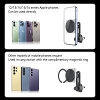 China Iphone Charger Stand Metal Material 9-Color RGB Light Effect Wireless Car Mounted Fast Charging Ultra-Thin Design for sale