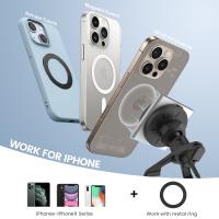 China Iphone Charger Stand Metal Material 9-Color RGB Light Effect Wireless Car Mounted Fast Charging Ultra-Thin Design for sale