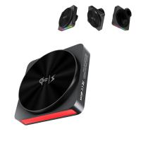 China 15w Wireless Charger With 9-Color RGB Ambient Light Projection And Central Control For Car Magnetic Phone Holder for sale