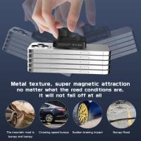 China Advanced Iphone Charger Stand 9 Light Colors Switching Car Magnetic Wireless Charger With 15w Fast Charging Thin And Durable for sale