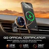 China High-Performance Magsafe Car Mount With Starry Sky Light And 9 Lighting Modes For A Dreamy And Personalized Experience for sale